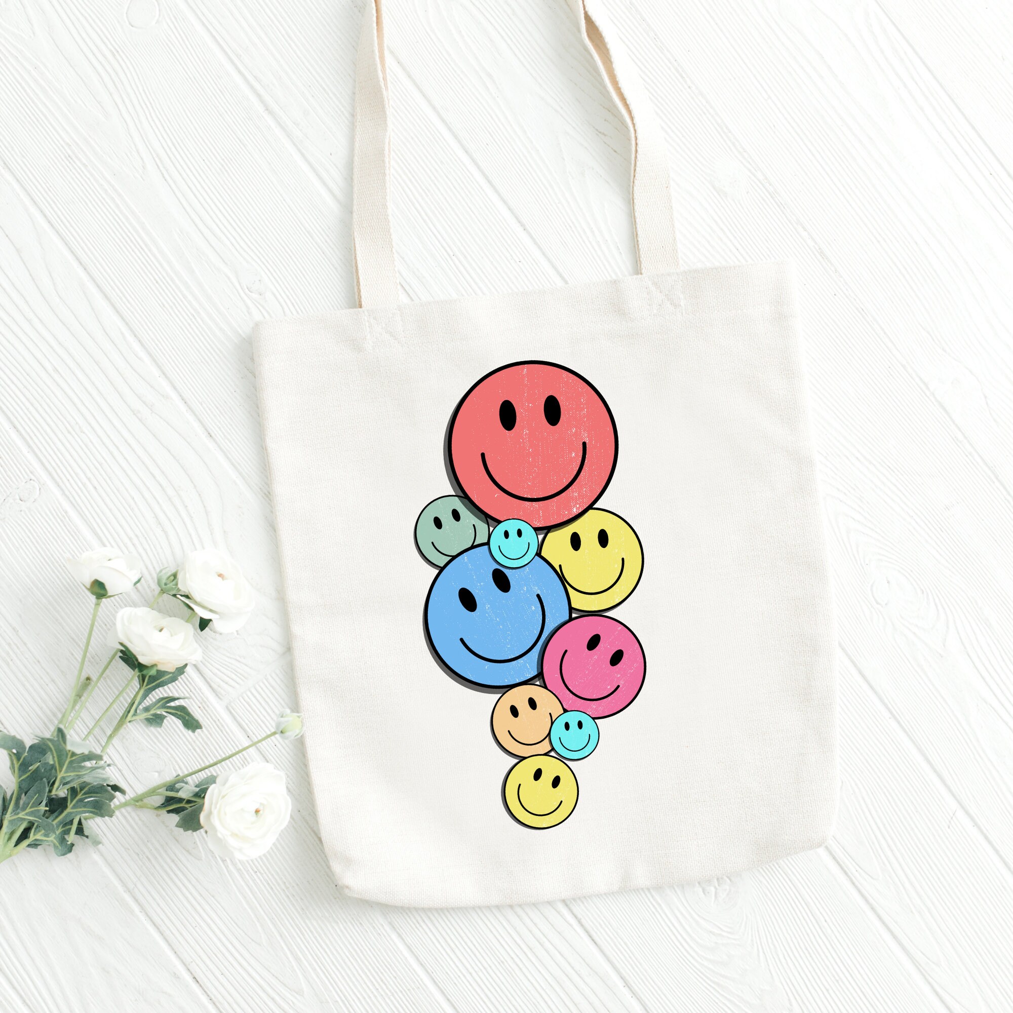 Retro Smiley Faces Grunge Png Face Png File for Sublimation, Groovy Png ...