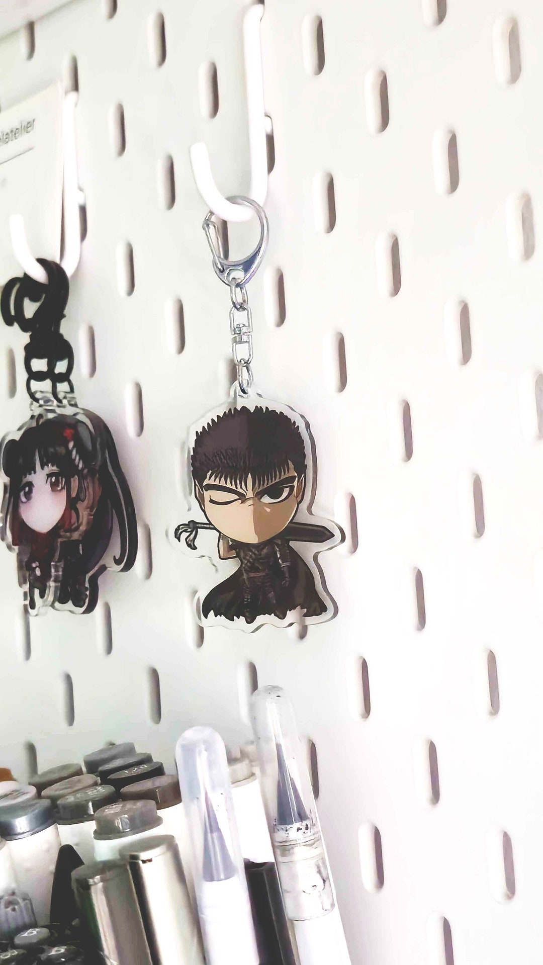 Acrylic Guts Keychain, Anime Berserk Kawaii Pendant Accessories, Cute ...