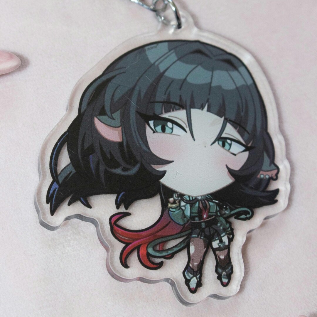 Acrylic Jane Doe Zenless Zone Zero Keychain Keyring Anime Genshin ...