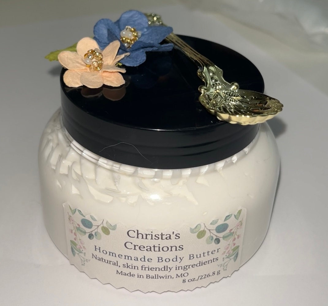 8 Oz. Luxury Body Butter Jar Homemade With Natural Ingredients - Etsy