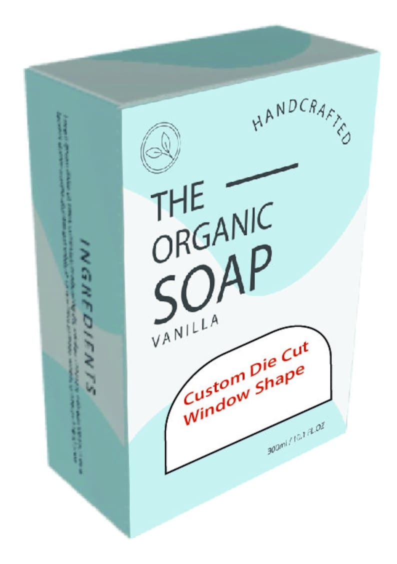 Soap Box Template: Customizable Packaging With Window Die-cuts (PDF, AI ...