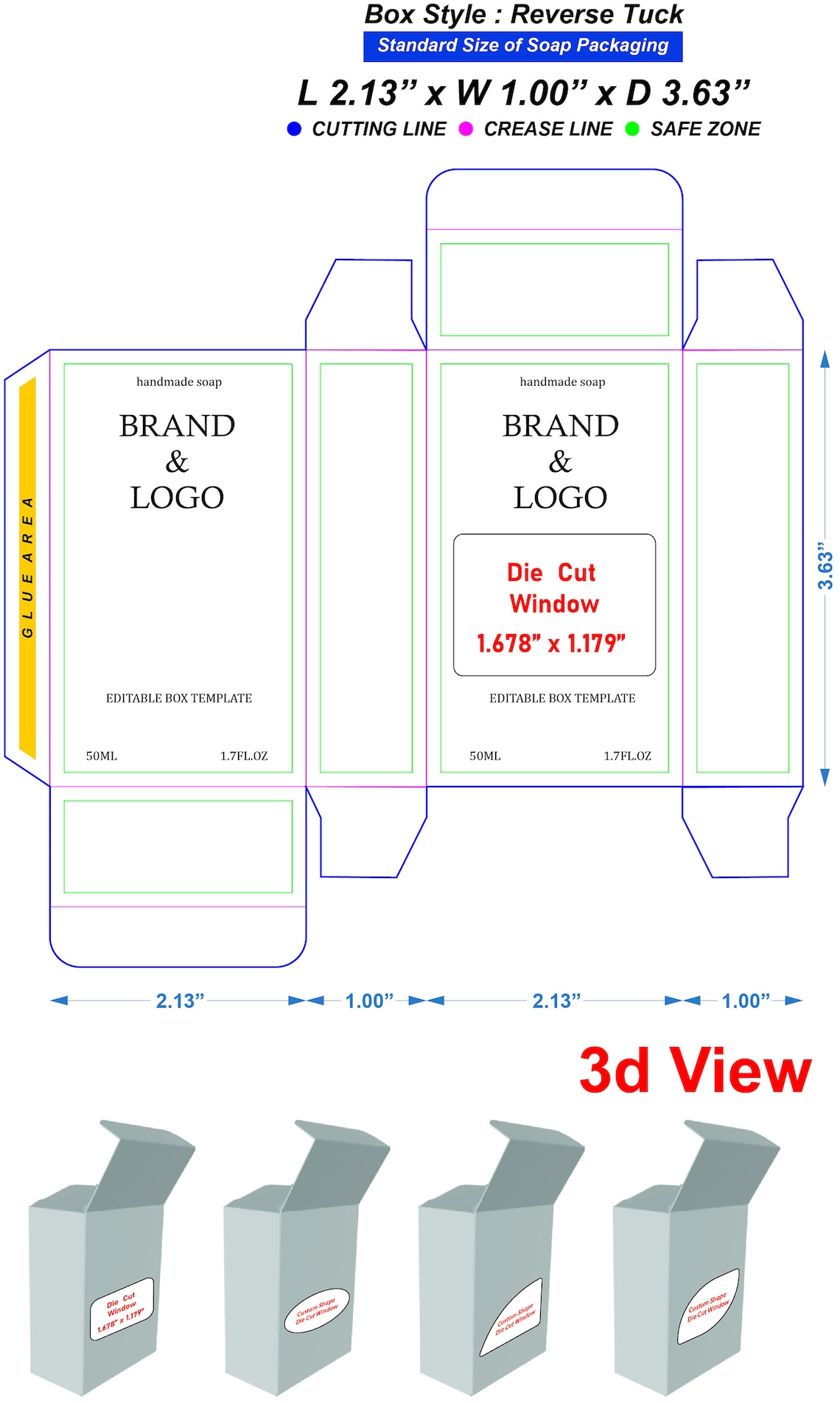 Soap Box SVG, Soap Box Template, Soap Packaging Template, Canva, PDF ...