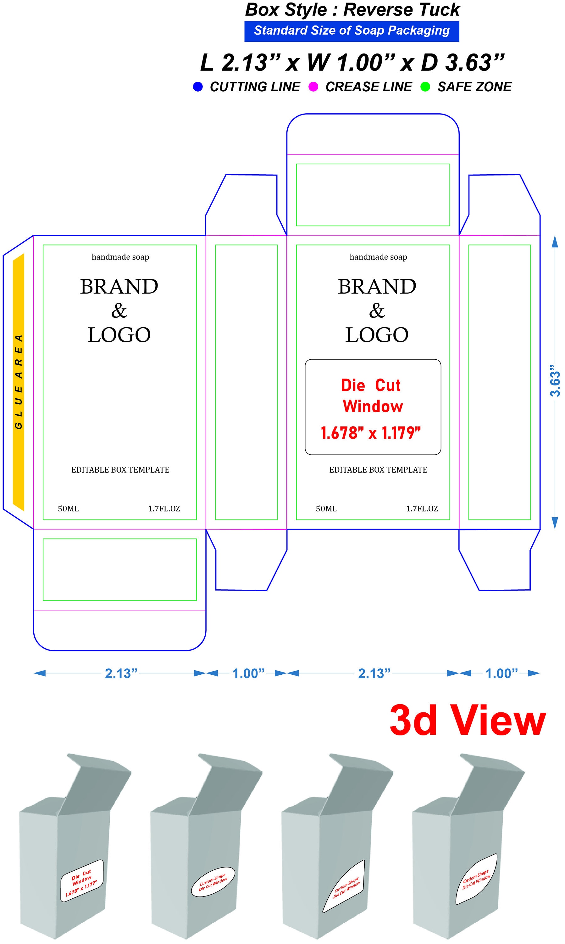 Soap Box SVG, Soap Box Template, Soap Packaging Template, Canva, PDF ...