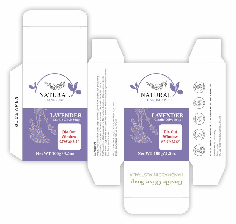 Soap Box Template: DIY Packaging, Customizable Pdf/ai (5 Sizes ...