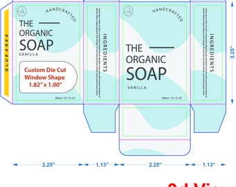 Soap Box SVG, Soap Box Template, Soap Packaging Template, Canva, PDF ...