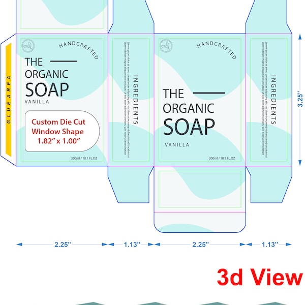 Soap Box Template - Etsy