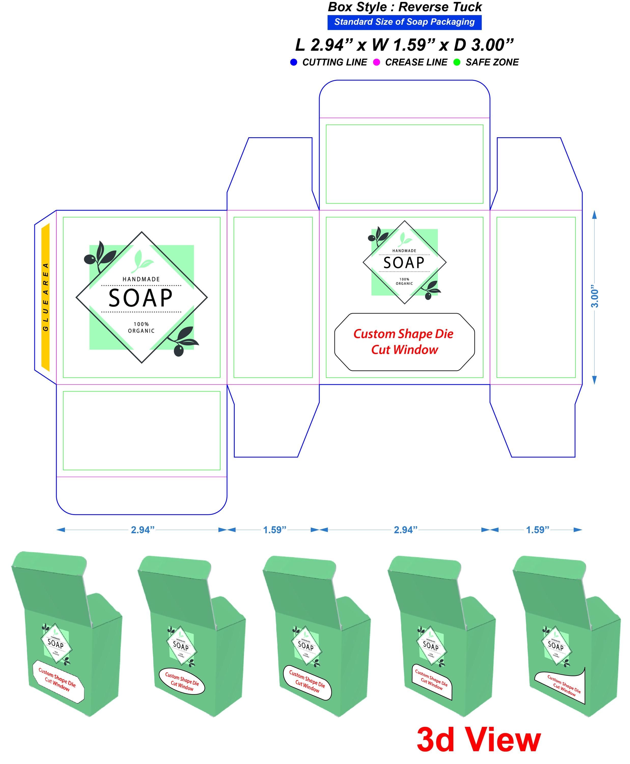 Soap Box SVG, Soap Box Template, Soap Packaging Template, Canva, PDF ...