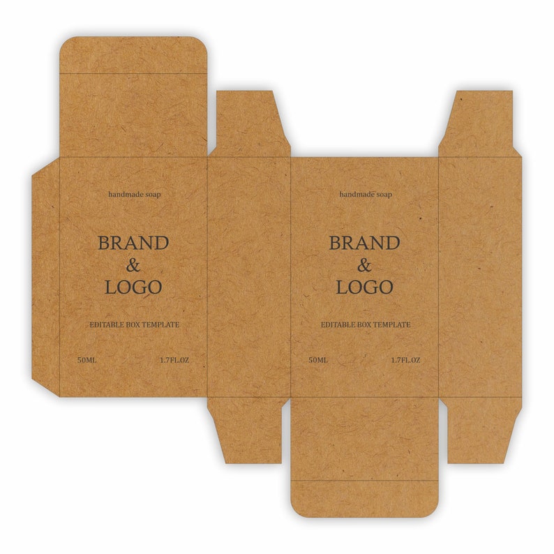 Soap Box Template, DIY Soap Packaging Templates, Soap Box PDF / Ai ...