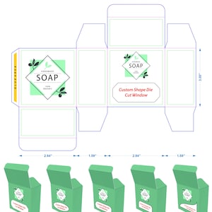 Soap Box SVG, Soap Box Template, Soap Packaging Template, Canva, PDF ...