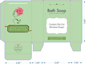 Soap Box SVG, Soap Box Template, Soap Packaging Template, Canva, PDF ...