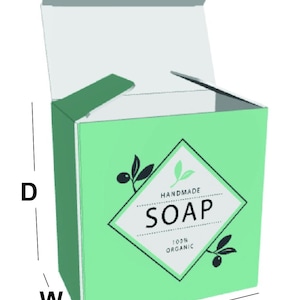 Soap Box SVG, Soap Box Template, Soap Packaging Template, Canva, PDF ...