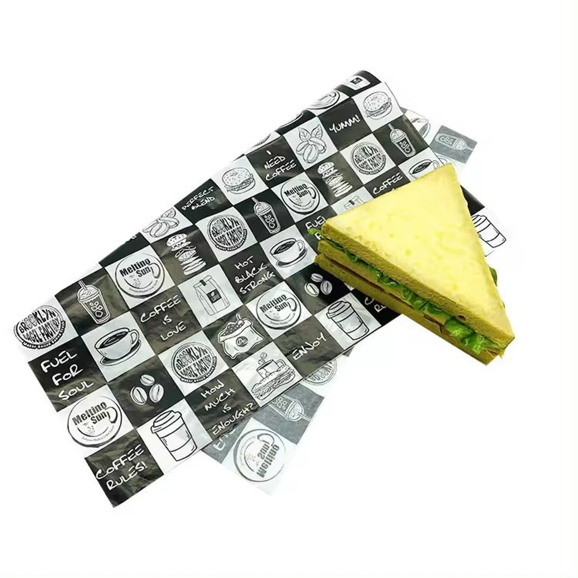 1000 Sheets, Logo Deli Paper, Logo Butcher Paper, Deli Wraps, Branded ...