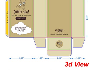 Soap Box SVG, Soap Box Template, Soap Packaging Template, Canva, PDF ...