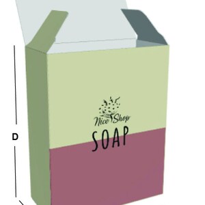Soap Box SVG, Soap Box Template, Soap Packaging Template, Canva, PDF ...
