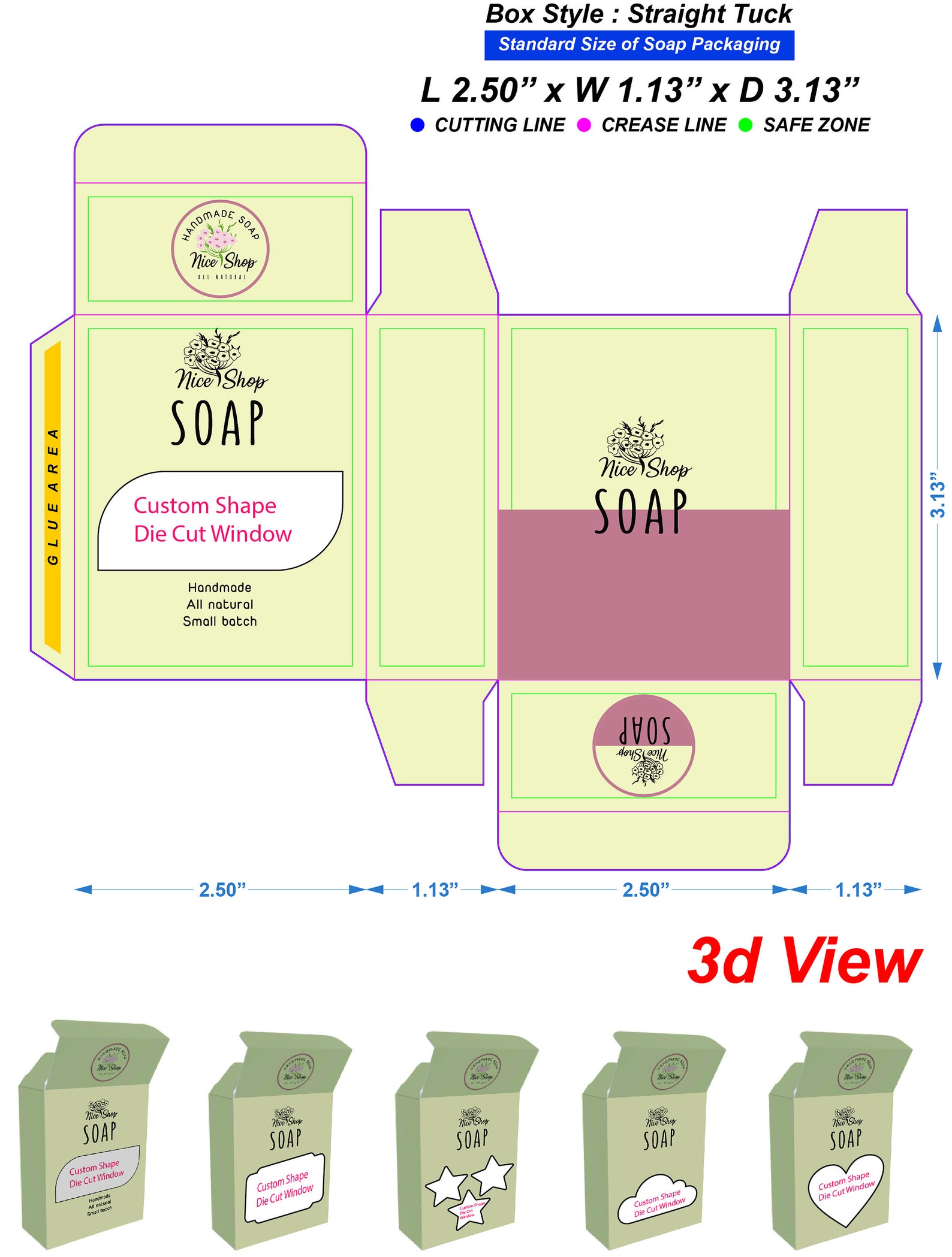 Soap Box SVG, Soap Box Template, Soap Packaging Template, Canva, PDF ...