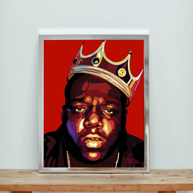 Biggie Smalls the Notorious B.I.G Digital Print - Etsy