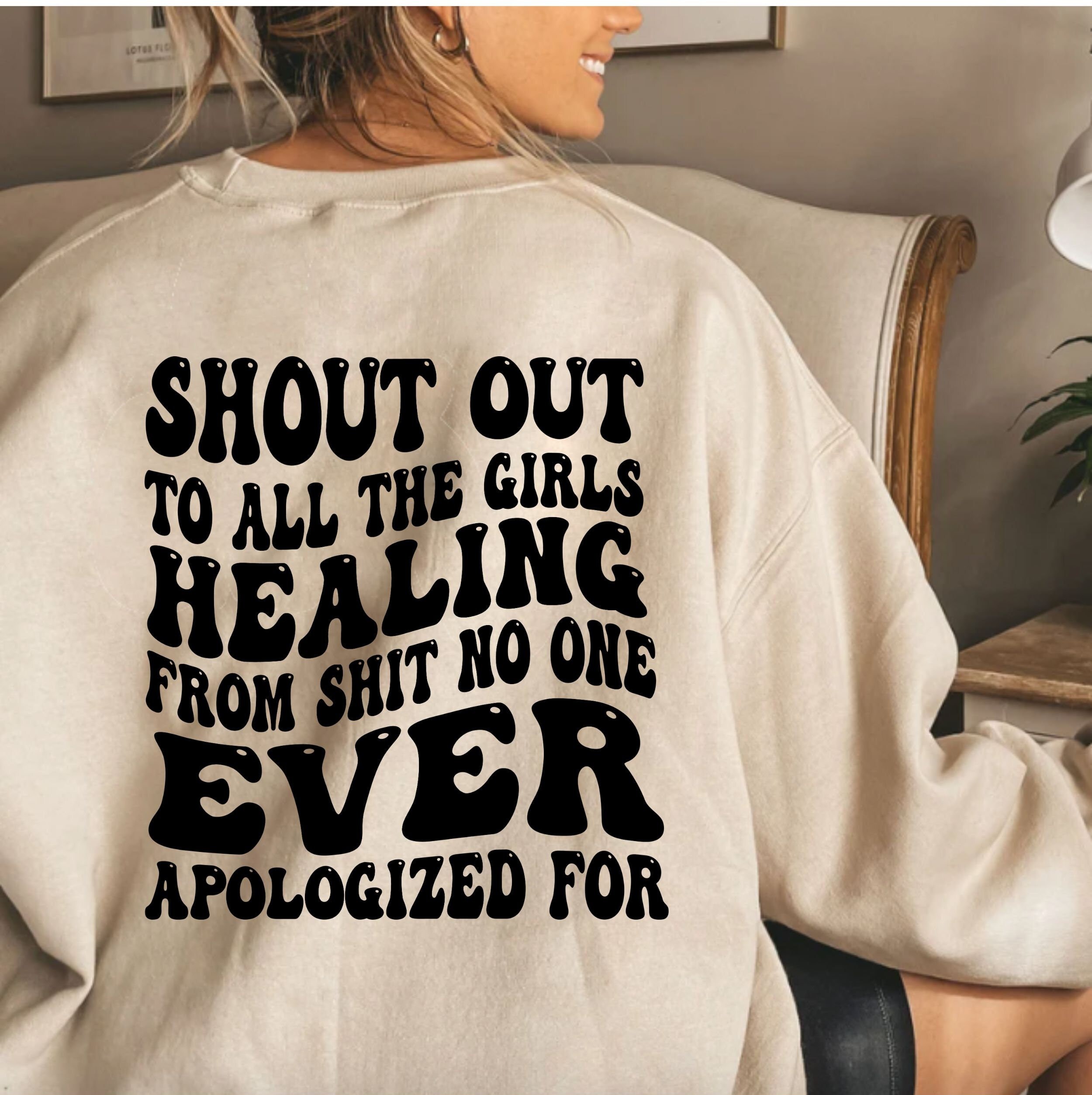 Shout Out to All the Girls Svg Png, Retro Wavy Text, Wavy Svg, Shirt ...