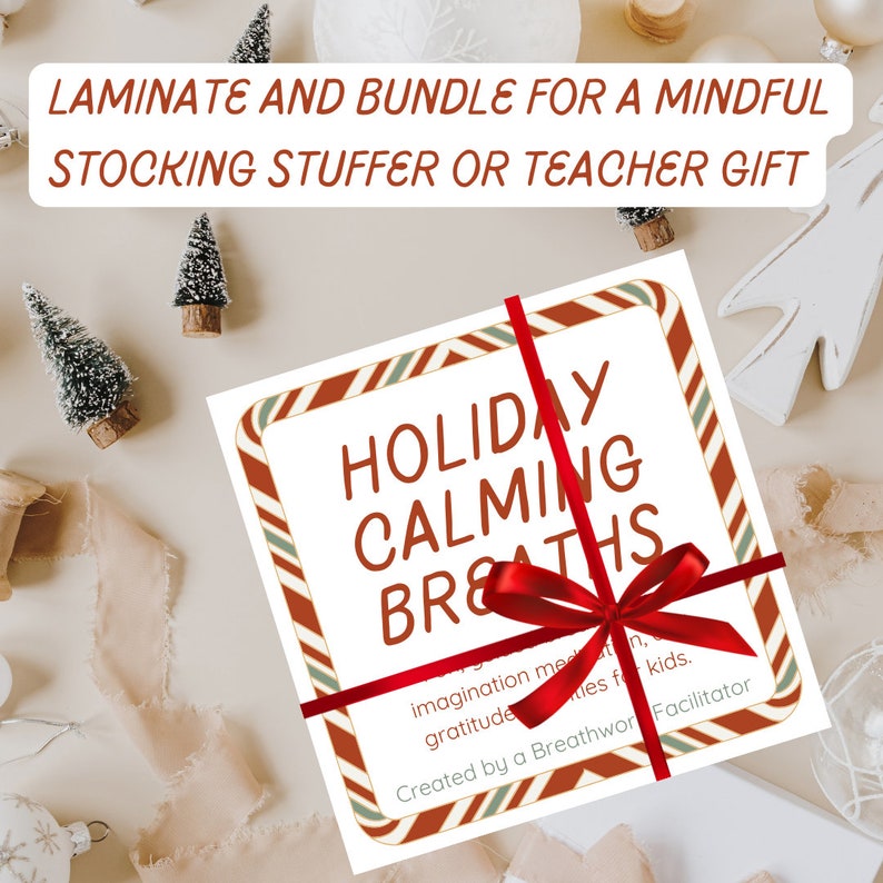 Holiday Calming Breaths - for Kids - Etsy