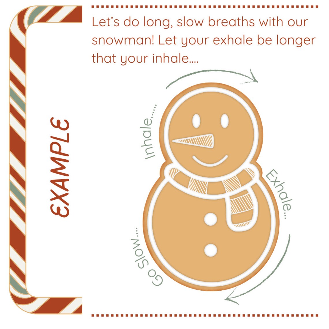 Holiday Calming Breaths - for Kids - Etsy