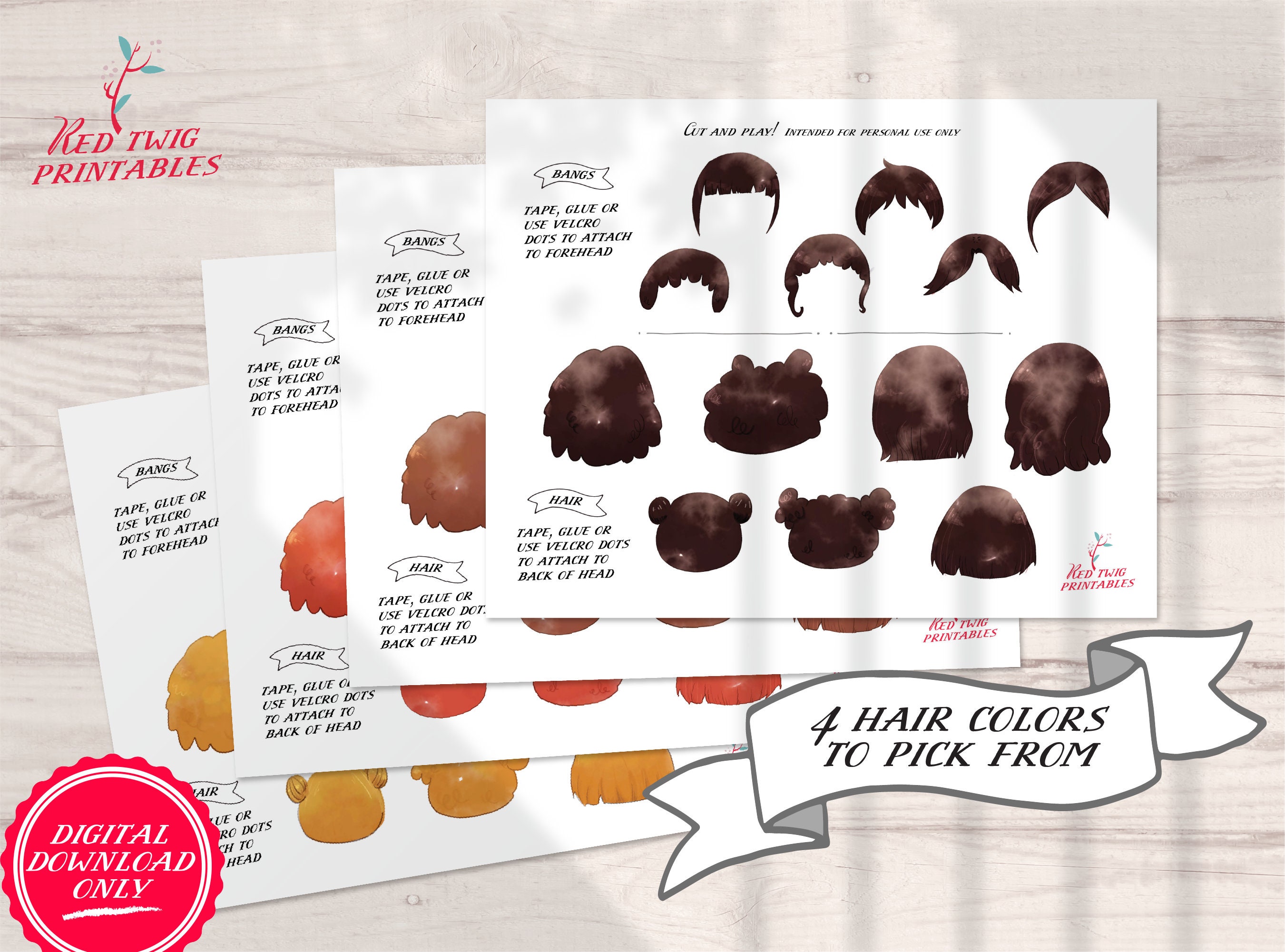 Paper Dolls Printable Craft | Instant Download | Busy Book Activity ...