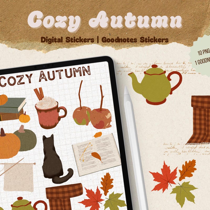 Autumn Stickers - Etsy