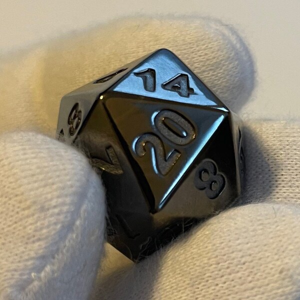 Solid Silver Dice - Etsy