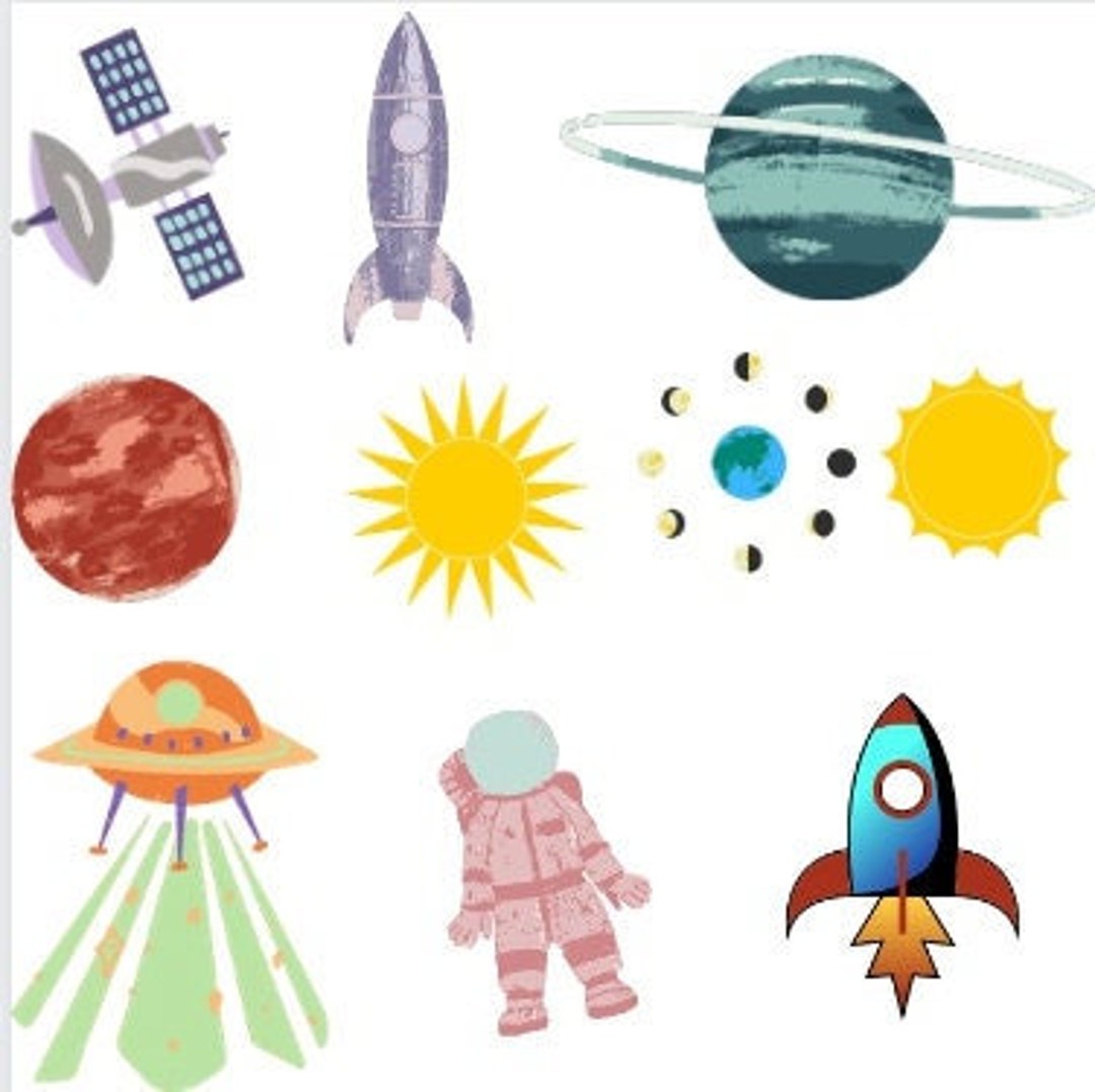 Planets Cards - Etsy