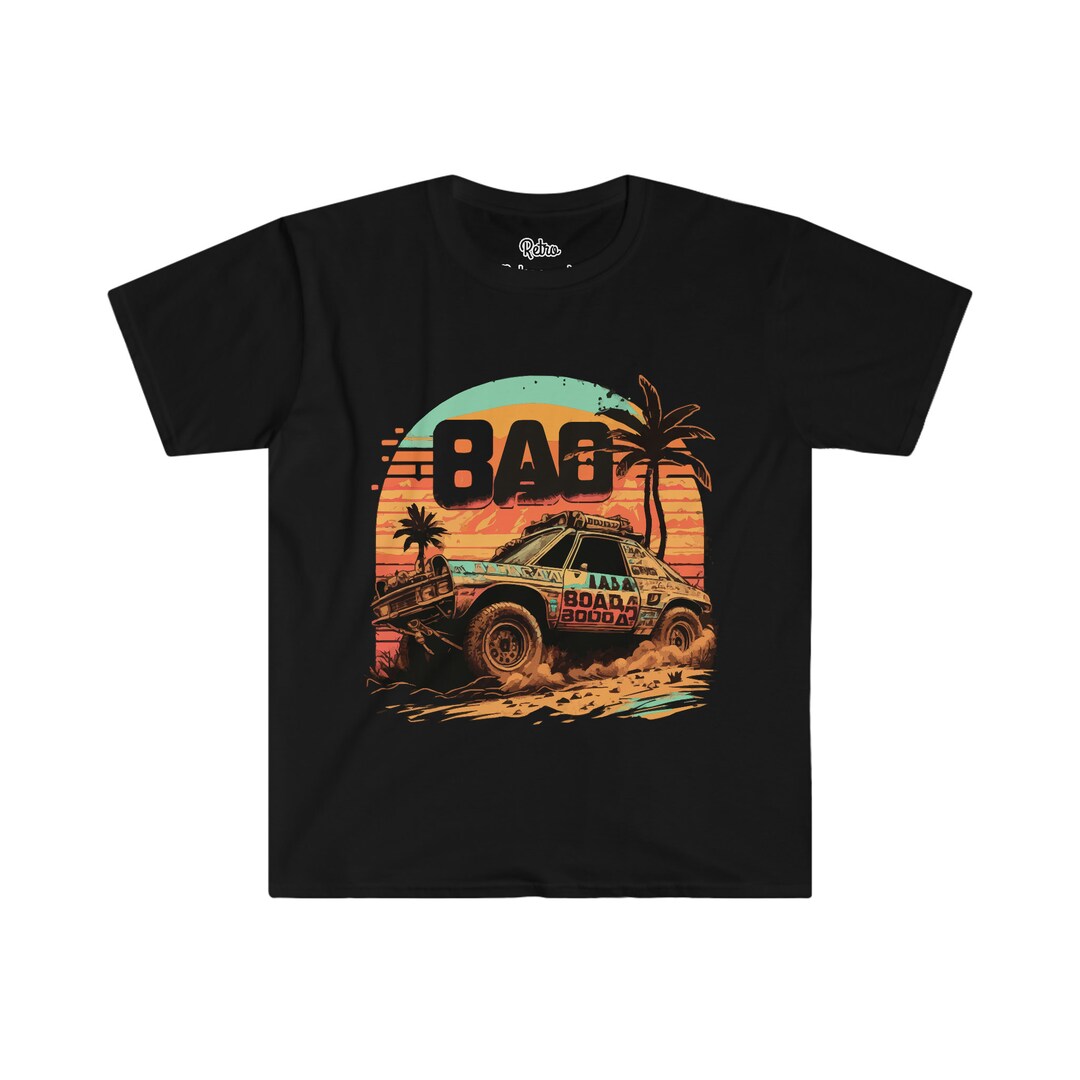 Retro 80s Motorsports Rally Baja Palm Trees Sun - Etsy