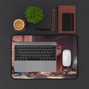 Sexy Anime Girls Desk Mat - Waifu Duo Gaming Mouse Pad XL - Etsy