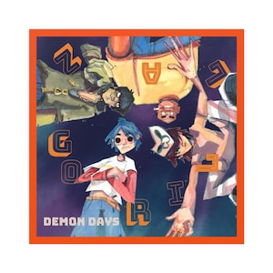 Gorillaz Demon Days Cover Art - Etsy