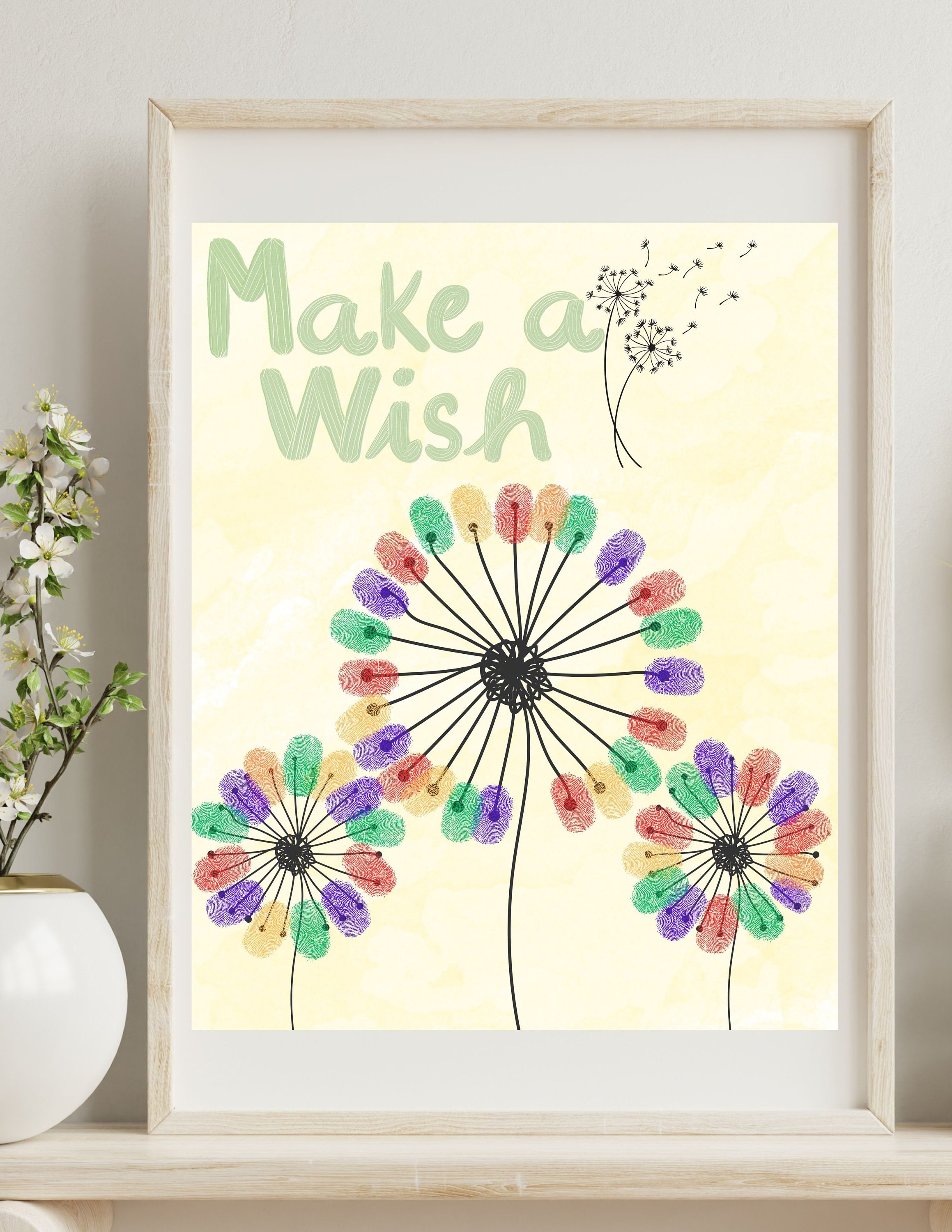 Spring Handprint Art Template|preschool Spring Art| Easy Spring Craft ...