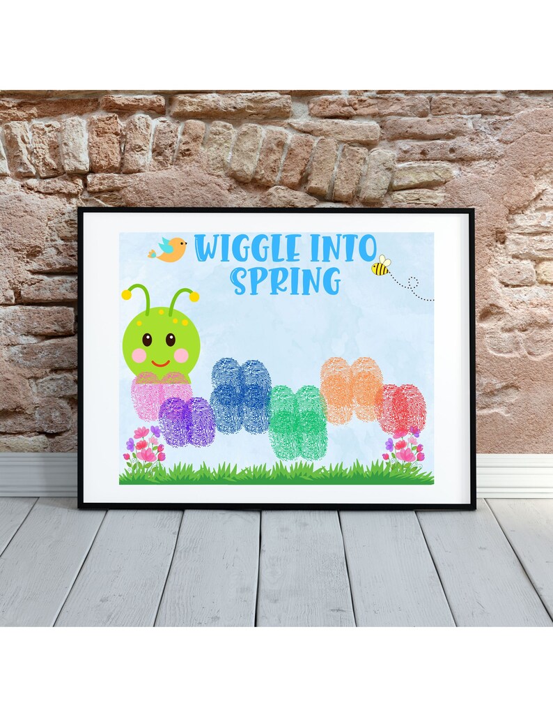 Spring Handprint Art Template|preschool Spring Art| Easy Spring Craft ...