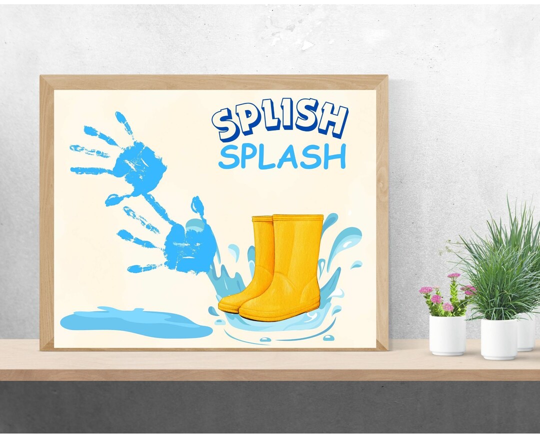 Spring Handprint Art Template|preschool Spring Art| Easy Spring Craft ...