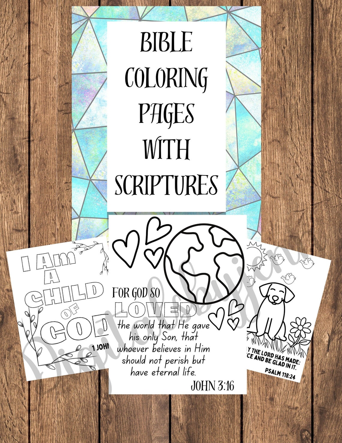 Bible Verse Coloring Pages for Preschoolers, Preschool Bible Verses ...