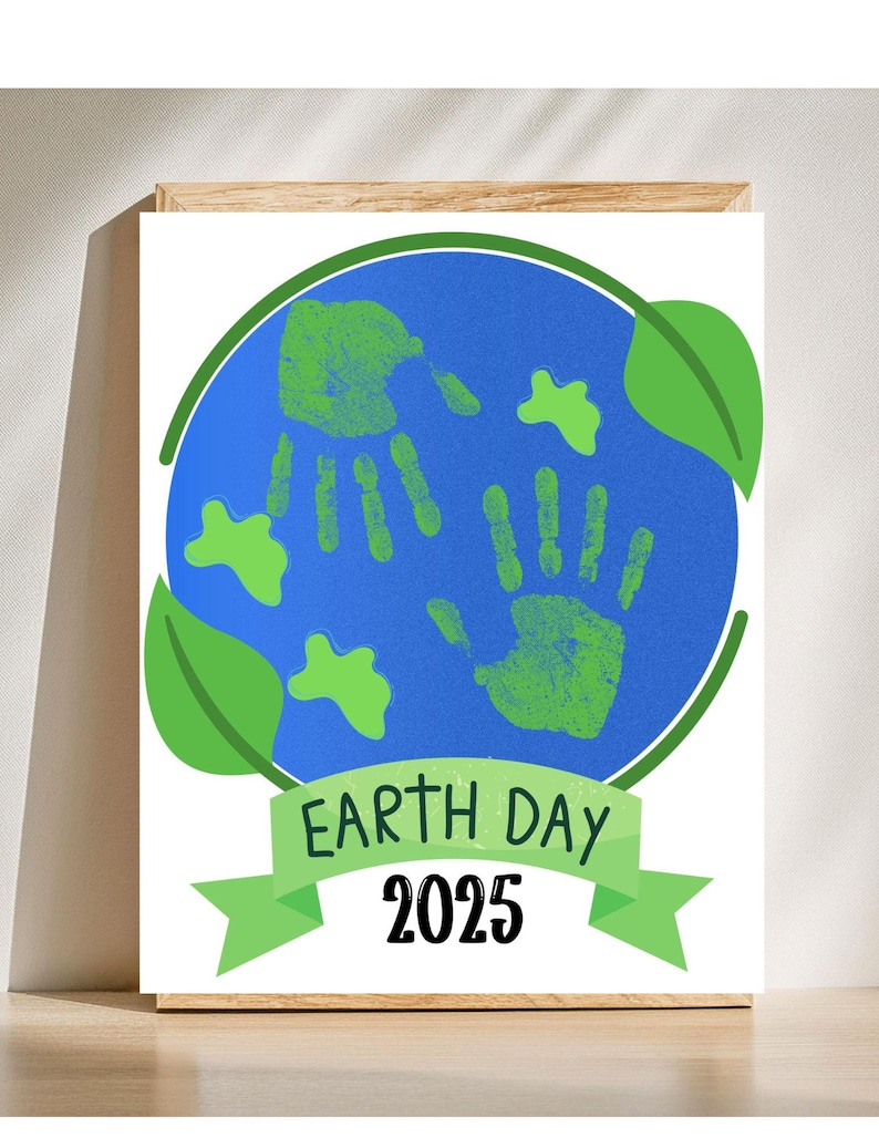 Earth Day 2025 Handprint Art Template|preschool Earth Day Art| Easy ...