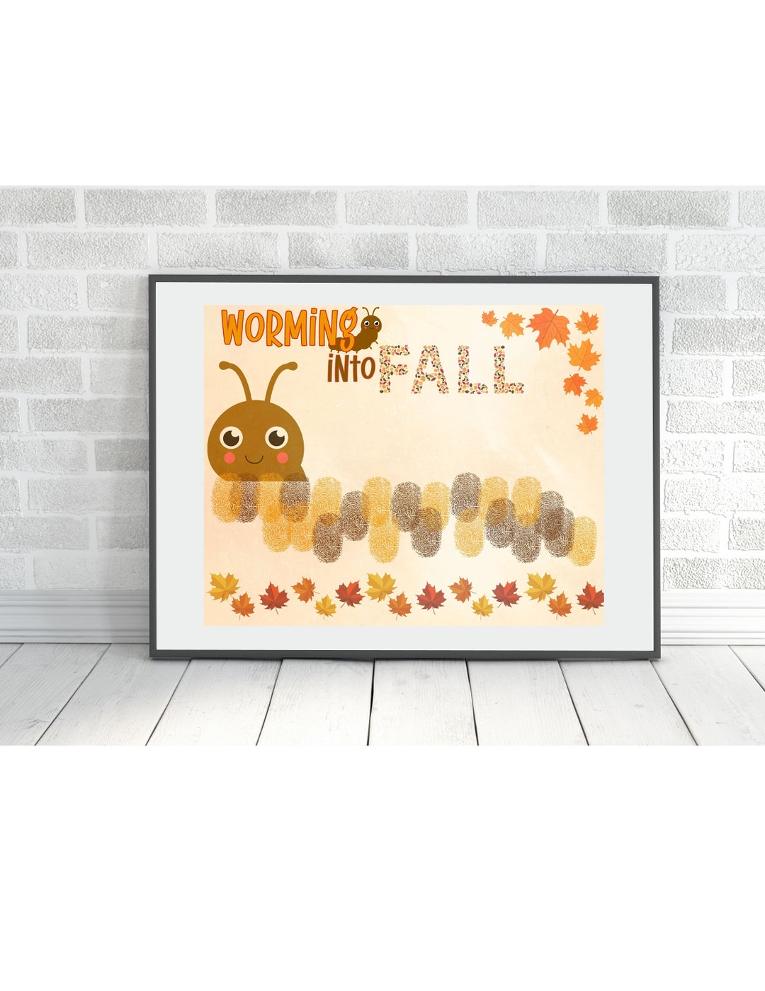 Fall Handprint Art Template|preschool Fall Art| Easy Fall Craft ...