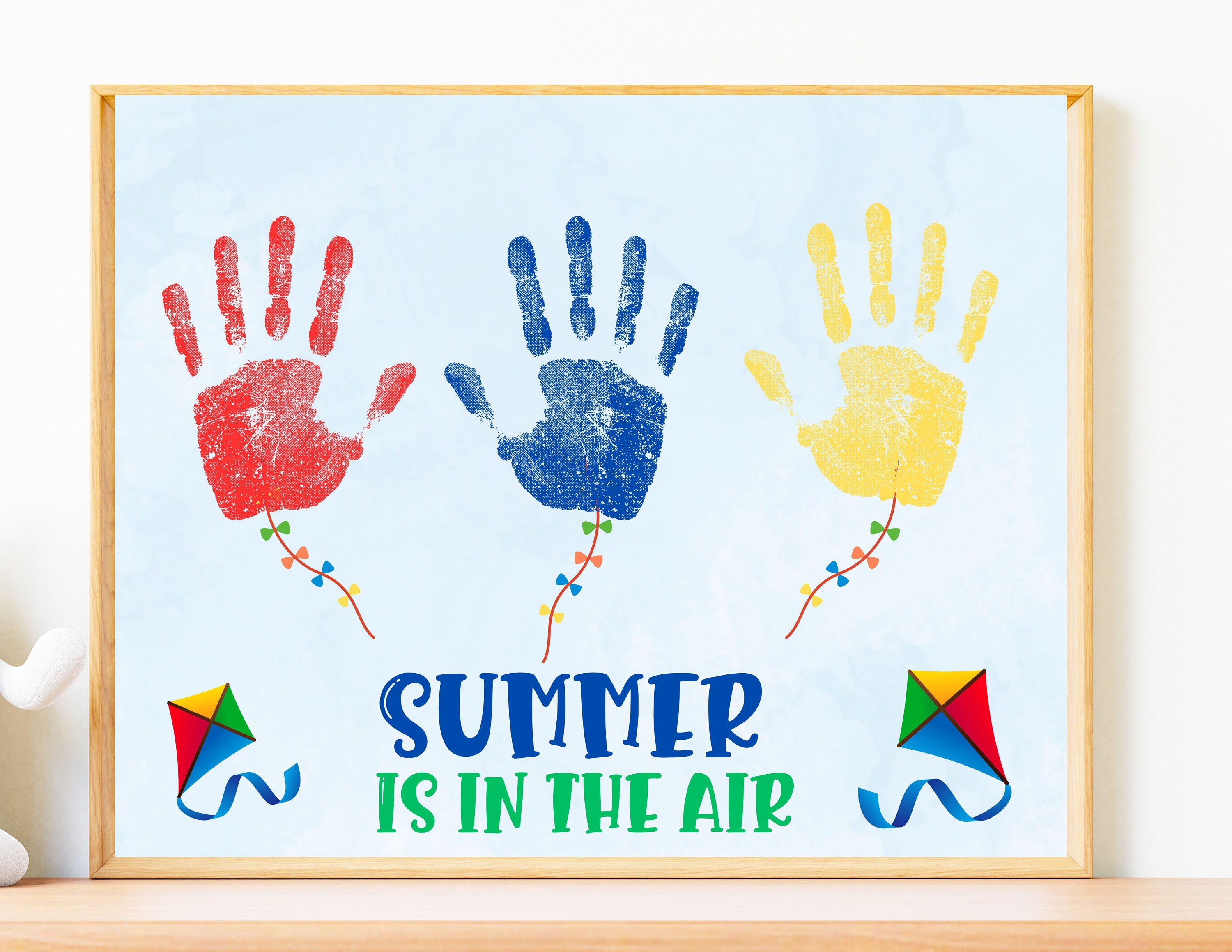 Summer Handprint Art Template|preschool Summer Art| Easy Summer Craft ...