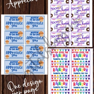 Teacher Appreciation Gift Tag|teacher Gift Tag Printable|gift Tag ...