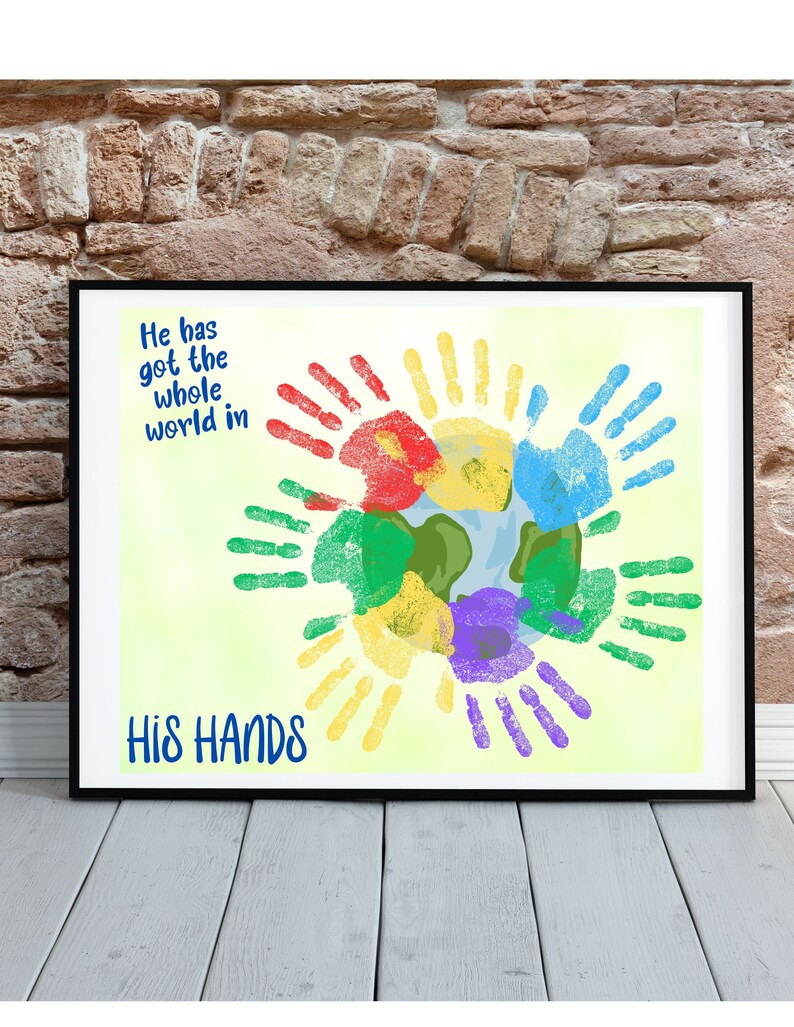 Spring Handprint Art Template|preschool Spring Art| Easy Spring Craft ...