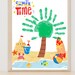 Summer Handprint Art Template|preschool Summer Art| Easy Summer Craft ...