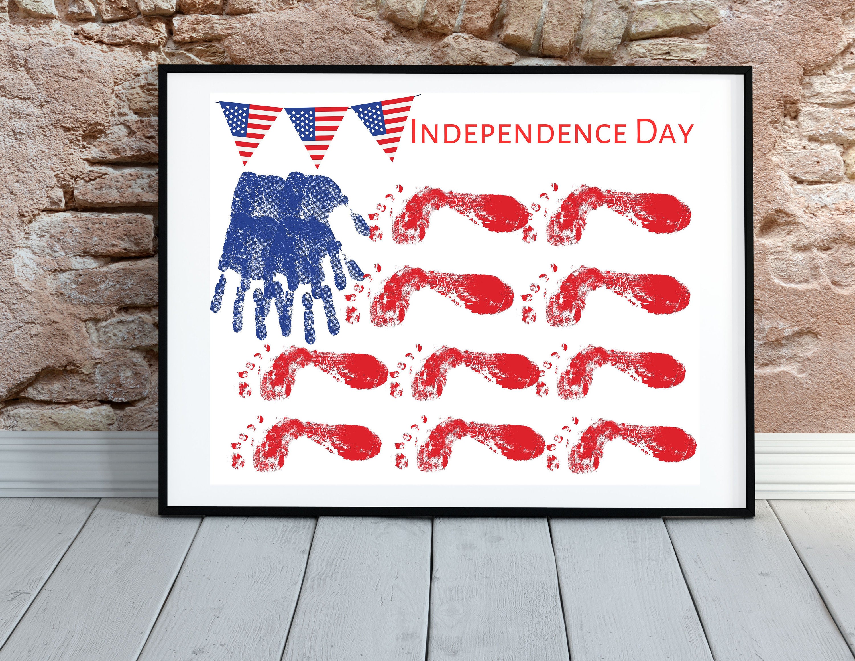 4th of July Handprint Art Template|preschool Summer Art| Easy Summer ...