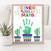 Cinco De Mayo Handprint Art Template|preschool Cinco De Mayo Art| Easy ...
