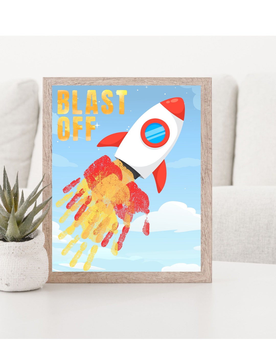 Handprint Art Template|preschool Spring Art| Easy Spring Craft ...