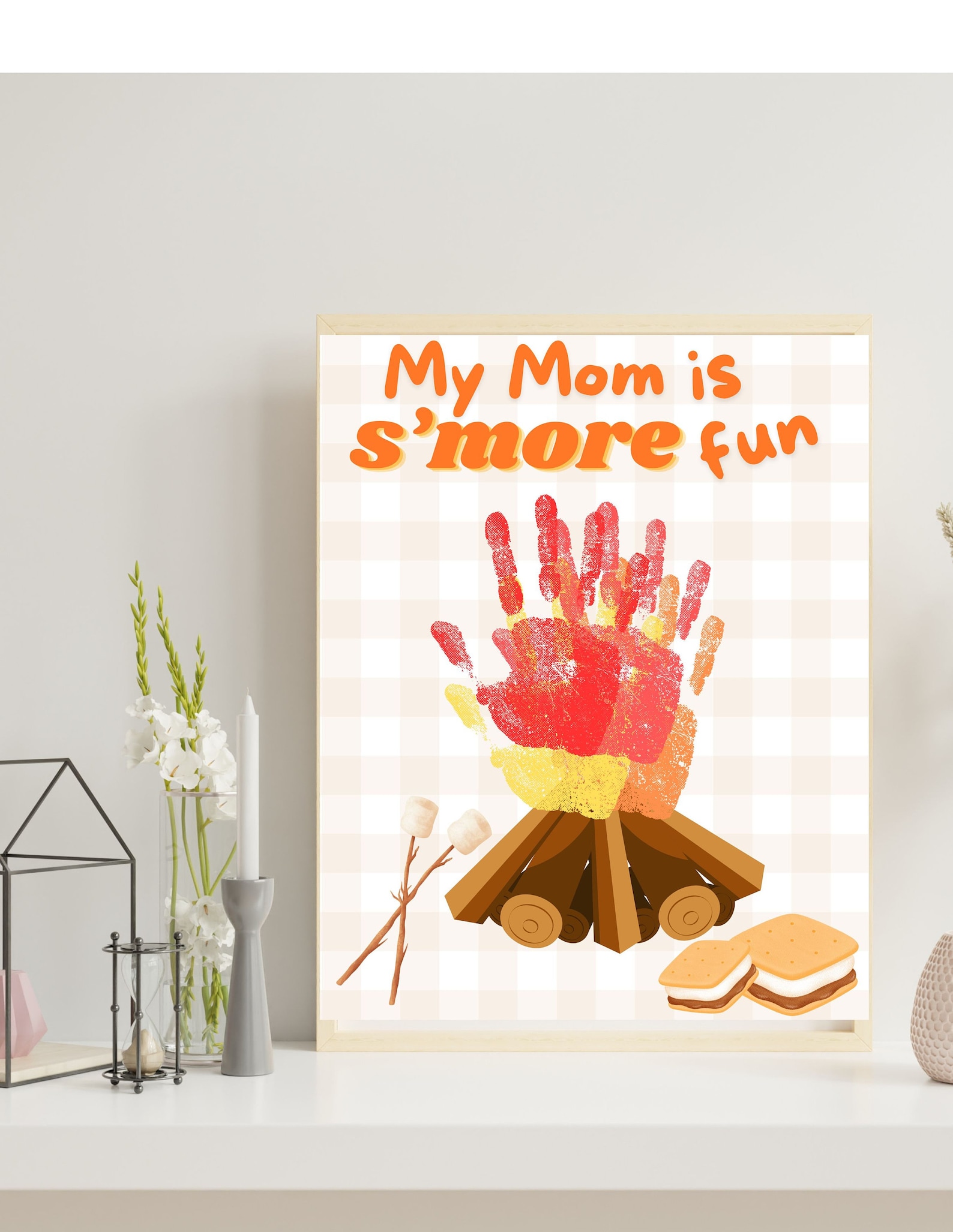 Mother’s Day Handprint Art Template|preschool Art|easy Mother’s Day ...