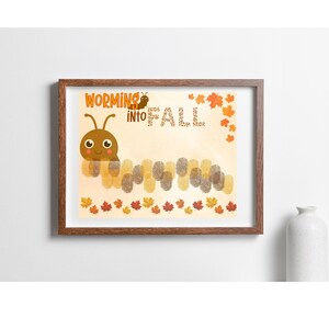 Fall Handprint Art Template|preschool Fall Art| Easy Fall Craft ...