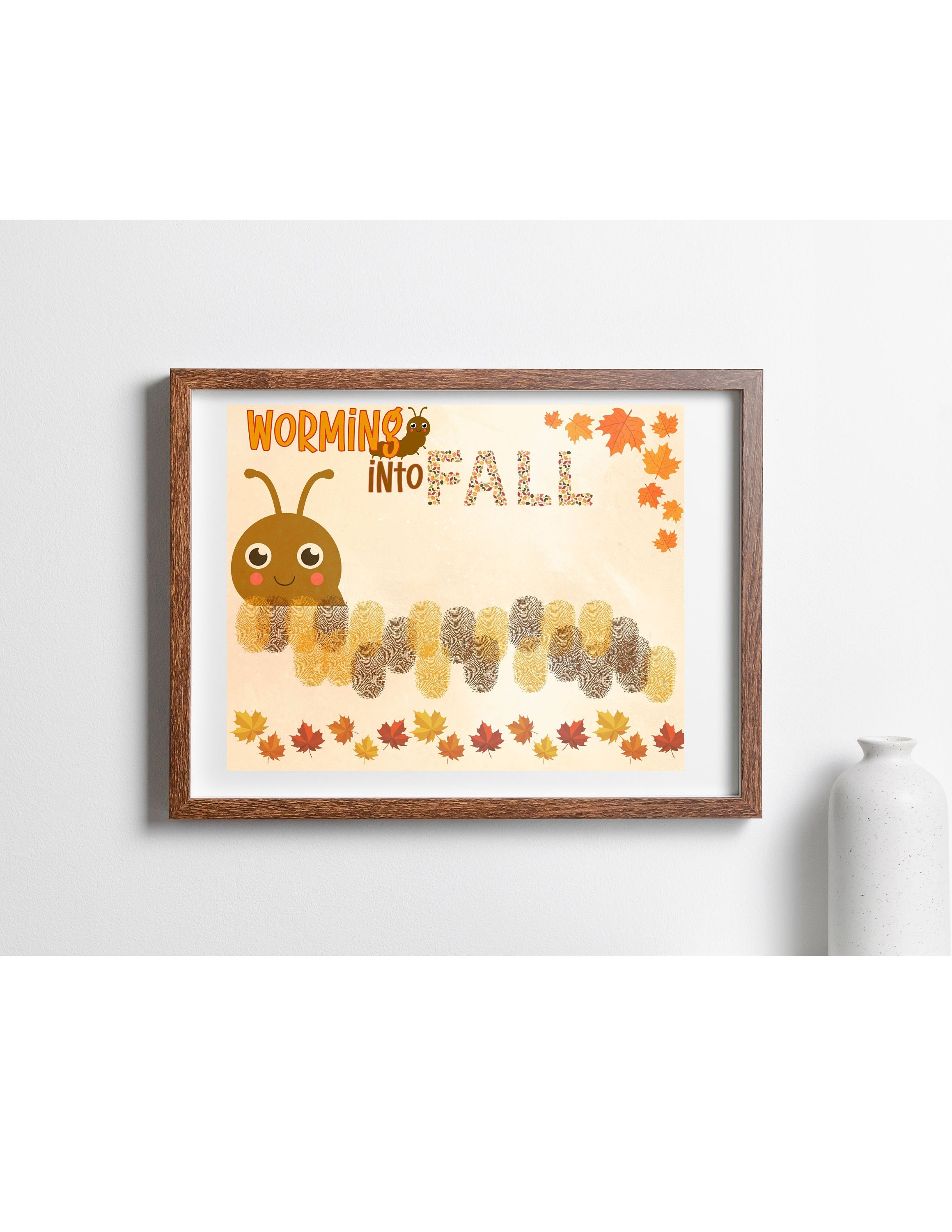 Fall Handprint Art Template|preschool Fall Art| Easy Fall Craft ...