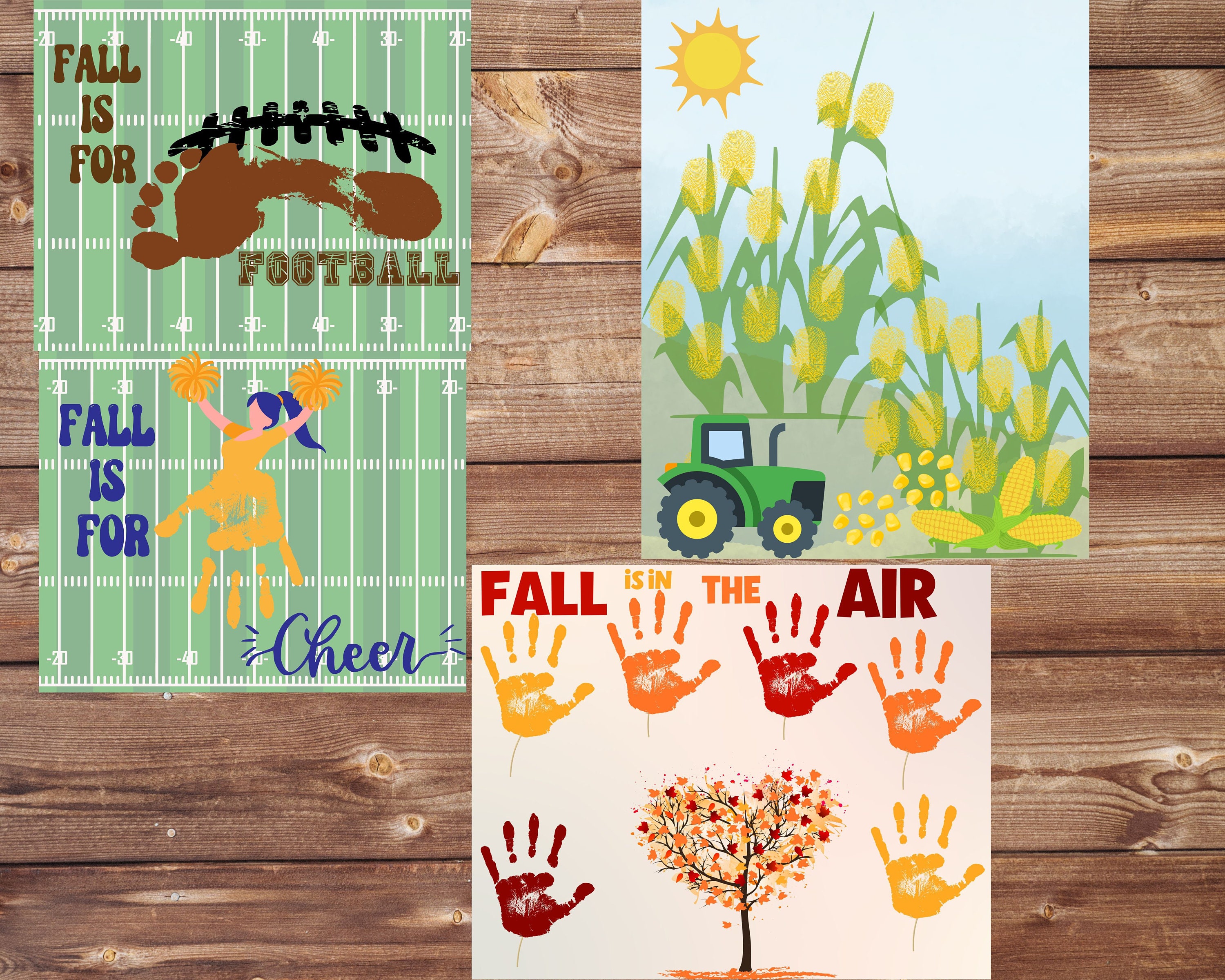 Fall Bundle of Craft Template|preschool Fall Art|easy Fall Craft ...