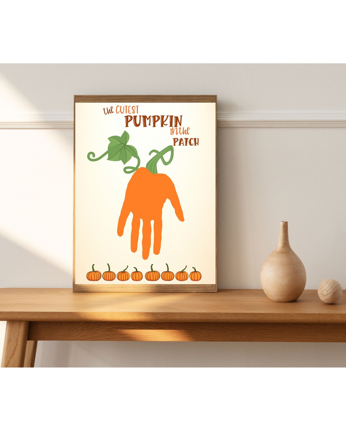 Fall Handprint Art Template|preschool Fall Art| Easy Fall Craft ...