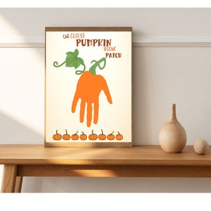 Fall Handprint Art Template|preschool Fall Art| Easy Fall Craft ...