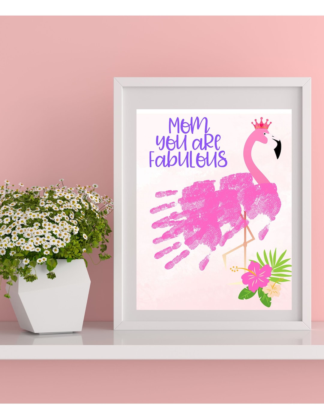 Mother’s Day Handprint Art Template|preschool Art|easy Mother’s Day ...